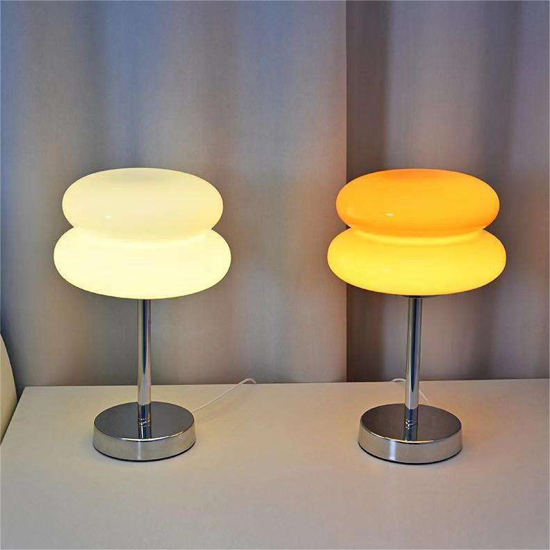 Creative design of colorful desk lamp Led bedside hotel glass luxury ...